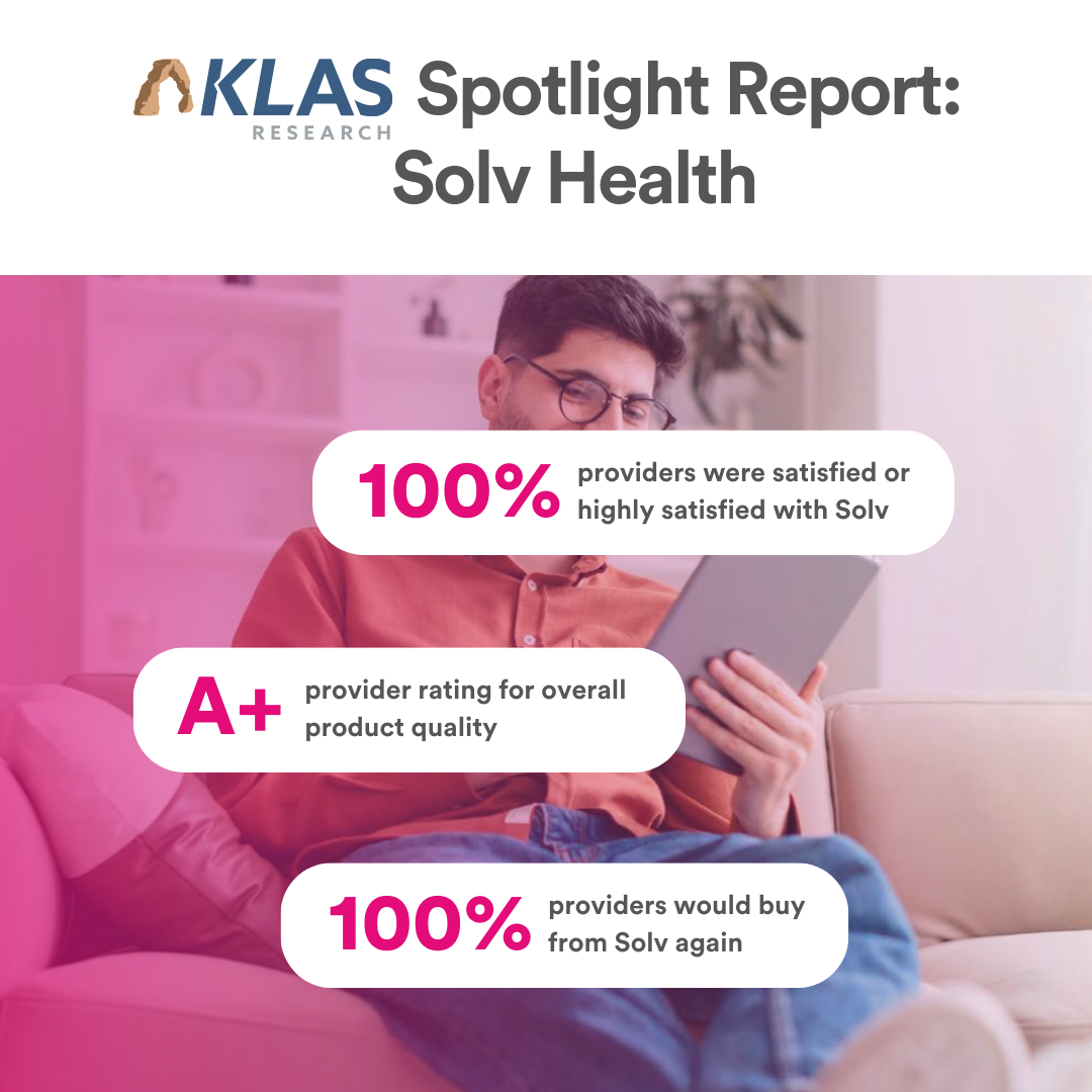 Report | KLAS Research Performance Report: Solv Health